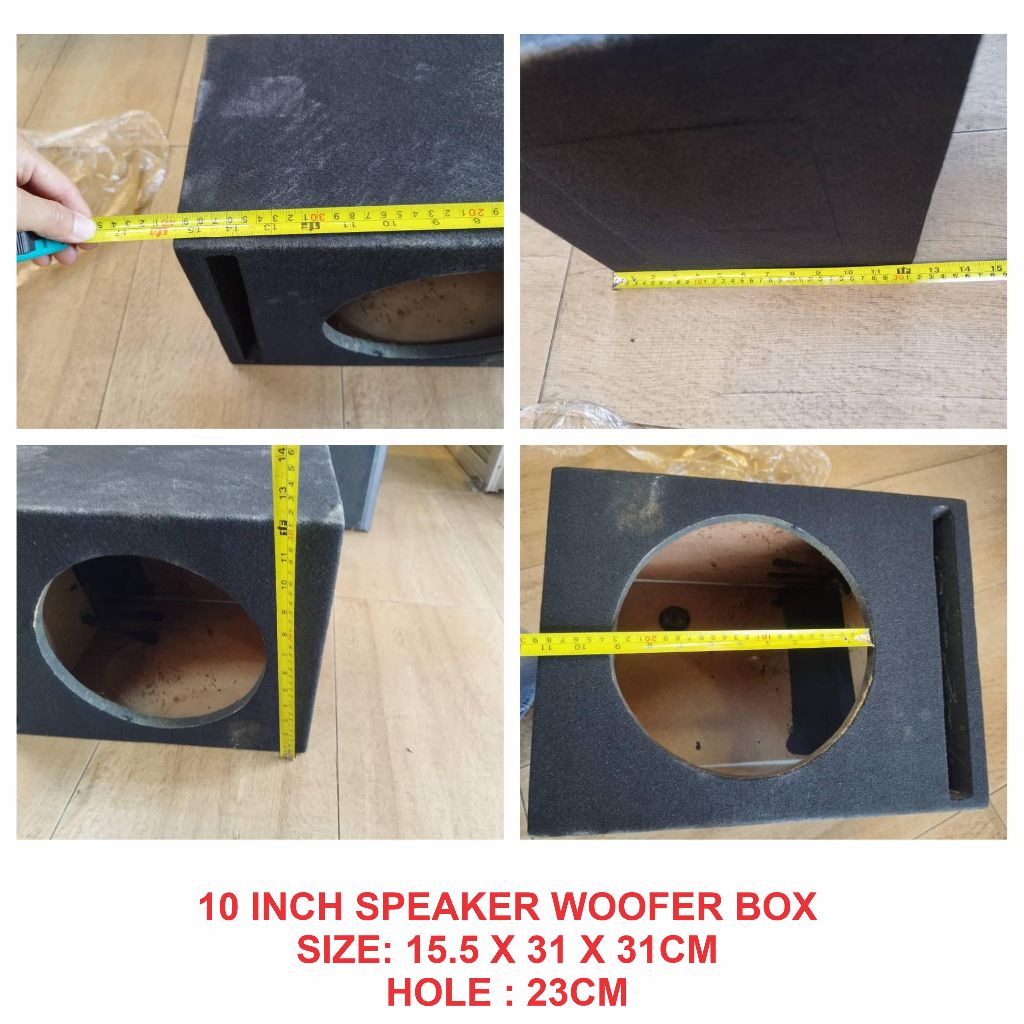 10" - 12" Carpet Aero Ported Single Speaker Box / Subwoofer Box | Shopee Malaysia