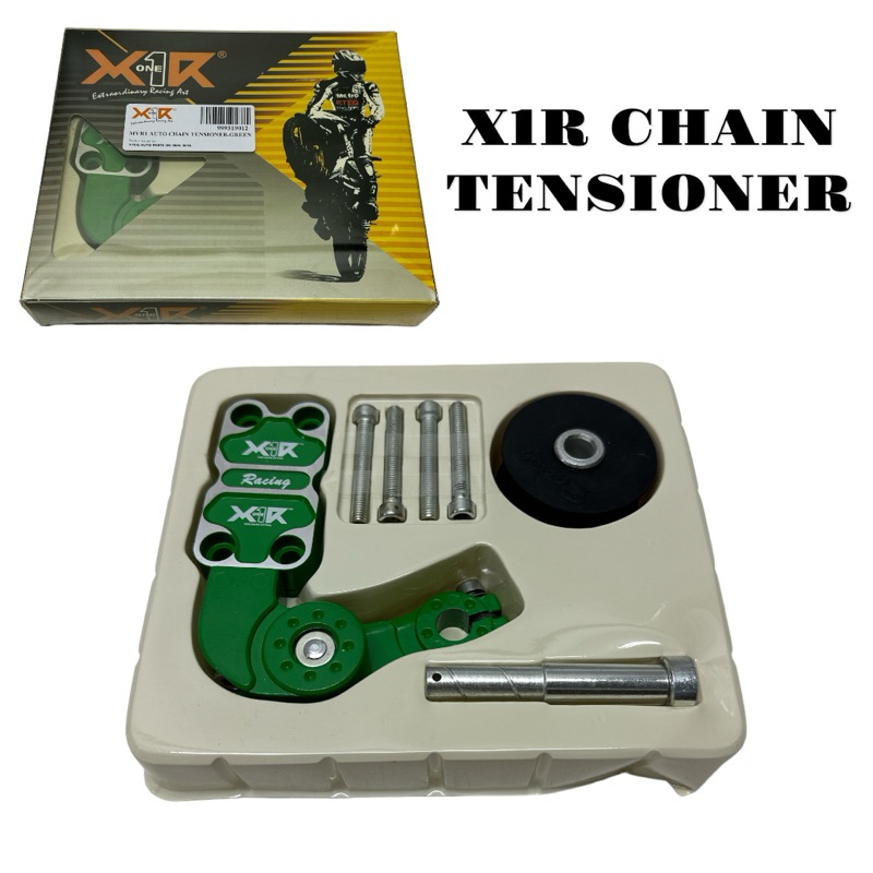 X1R MOTORCYCLE UNIVESAL CHAIN TENSIONER GREEN V1 | Shopee Malaysia