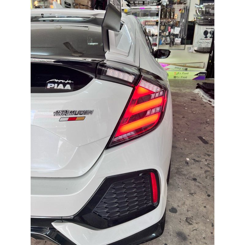 HONDA CIVIC TYPE R FK7 FK8 TAIL LAMP RUNNINg LED MUGEN STYLE CLEAR ...