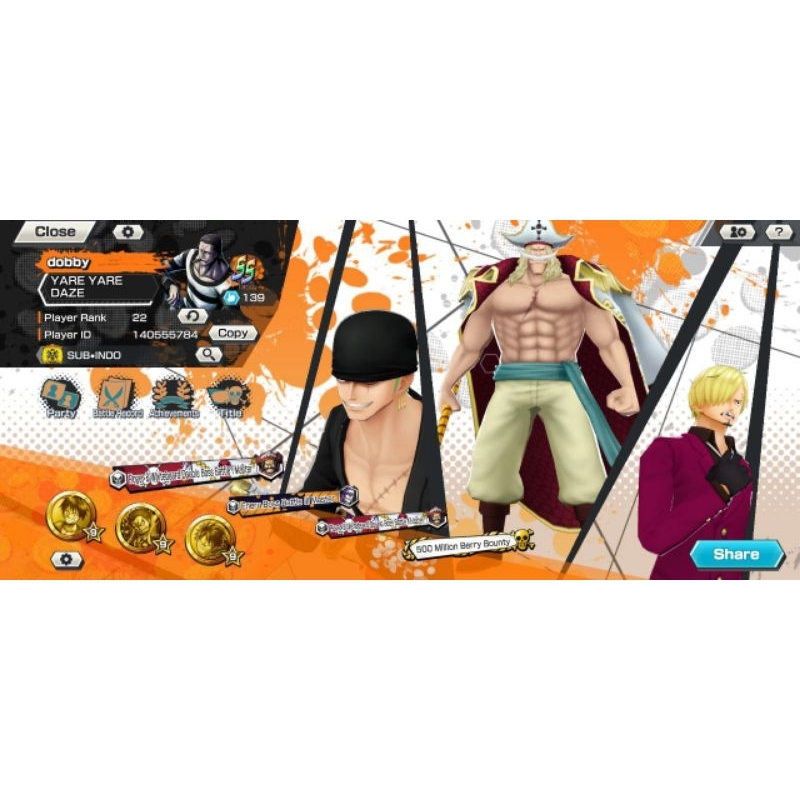 Opbr One Piece Bounty Rush 2 EXTREME FIGURINE Zoro Oni MAX Shirohige ...