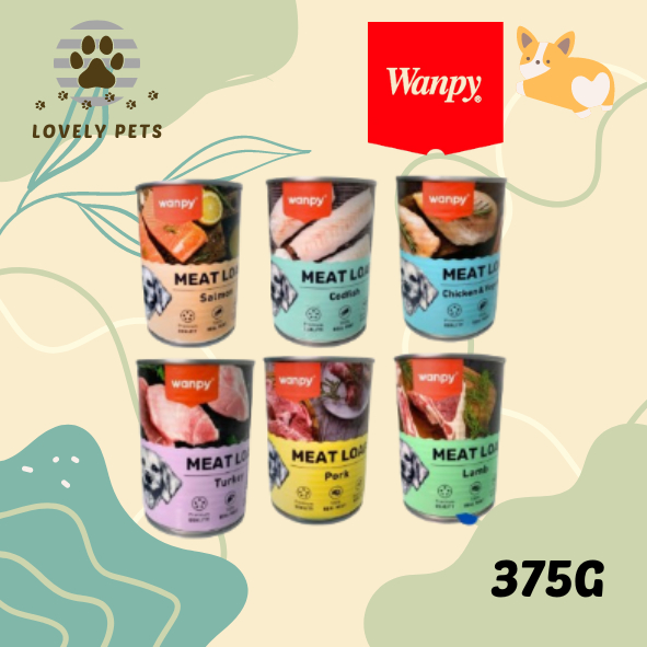 Wanpy Dog Meat Loaf Can Food 375g | Shopee Malaysia