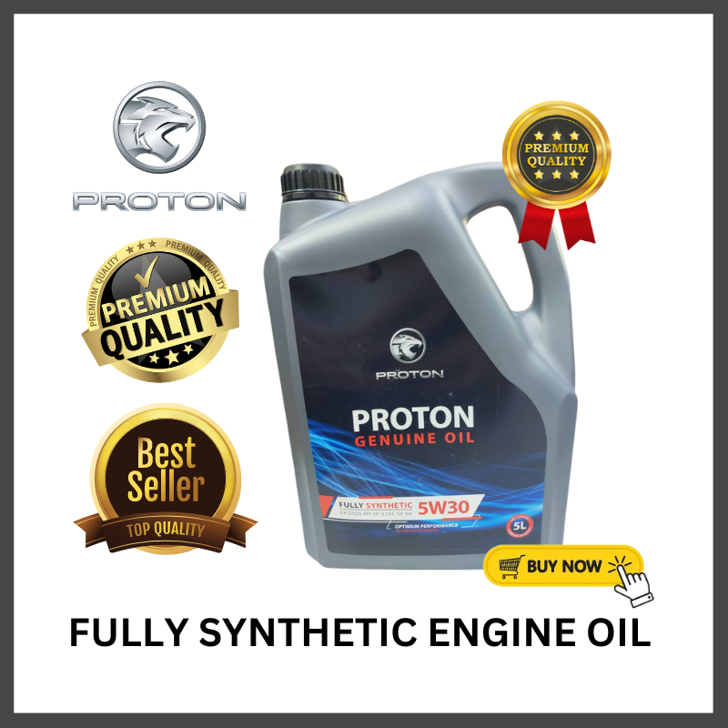 Proton Fully Synthetic Engine Oil 5W30 Proton X70 X50 Saga BLM FL FLX ...