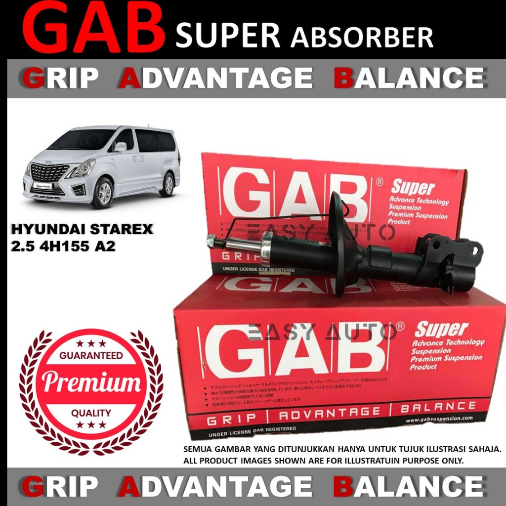 HYUNDAI STAREX 2.5 4H155 (A2) (2014-2018) - ORIGINAL GAB SUPER FRONT ...