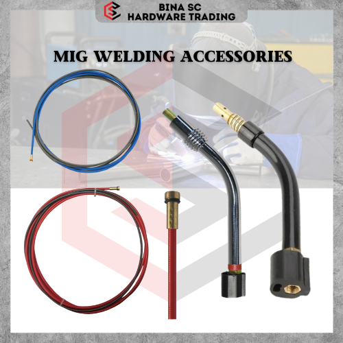 BINA Welding Part MIG Liner MB15/MB24 4 Meter/5Meter MB15 Swan Neck MB24 Swan Neck | Shopee Malaysia