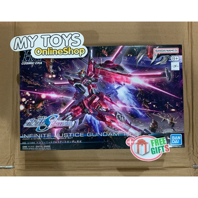 HG Infinite Justice Gundam Type II (with free gift) | Shopee Malaysia