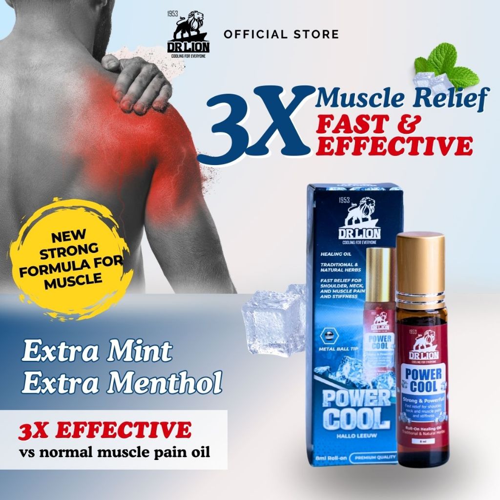 DRLION1953 Muscle Pain Relief Essential Oil, Joints Muscle Pain Massage ...