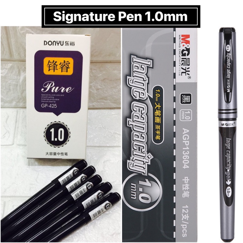 M&G Gel Pen 1.0mm Pen Calligraphy Writing Business Signature Lawyer ...