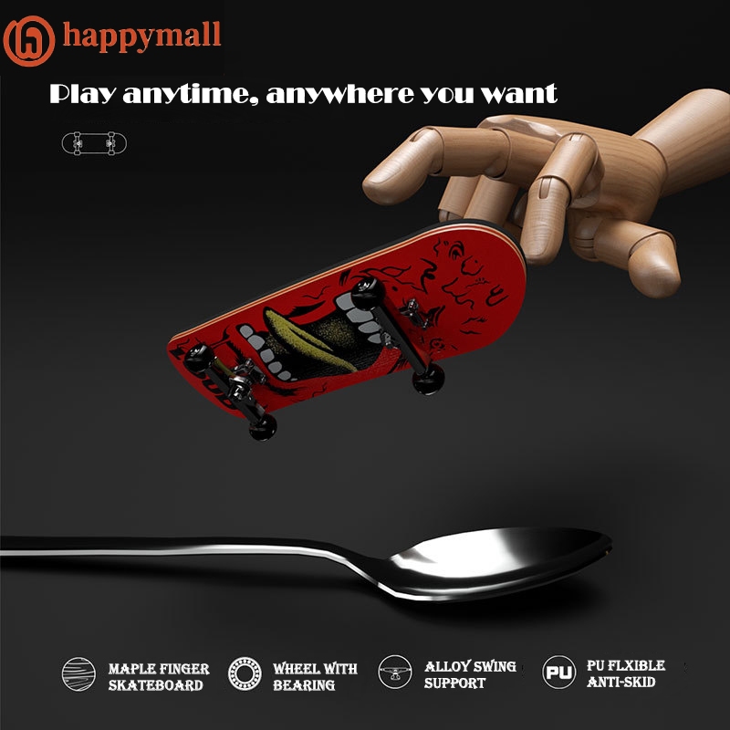 Happymall Jari Skateboards Desktop Jari Sukan Permainan Papan Jari ...