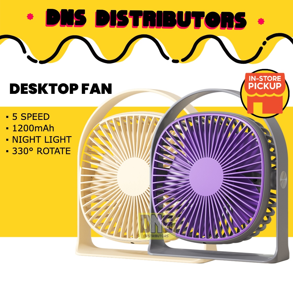 Kipas Meja Portable Mini Adjustable Mini Fan Desktop Cooling Desk Home ...