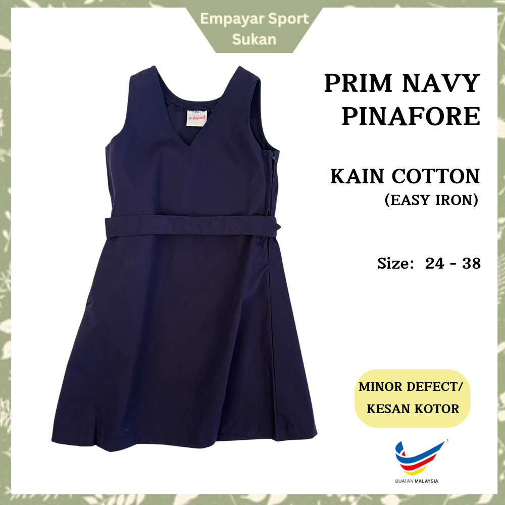 Pinafore Navy Primary School/ Pinafore Biru Gelap Sekolah Rendah ...