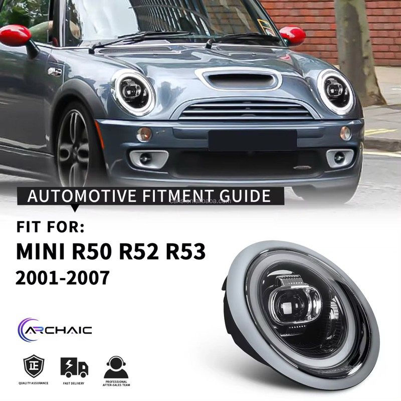 Mini Cooper r50 r52 r53 Front DRL headlamp headlight head lamp light ...