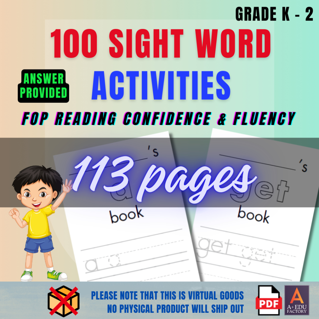 [📚PDF] MODUL ACTIVITIES 100 SIGHT WORD (GRADE 2) BUKU RUJUKAN | Shopee ...
