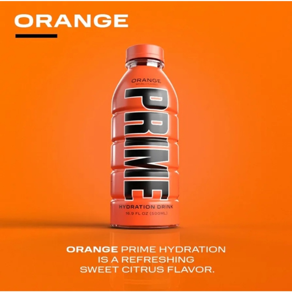 Prime Drink Orange (Logan Paul & Ksi) | Shopee Malaysia