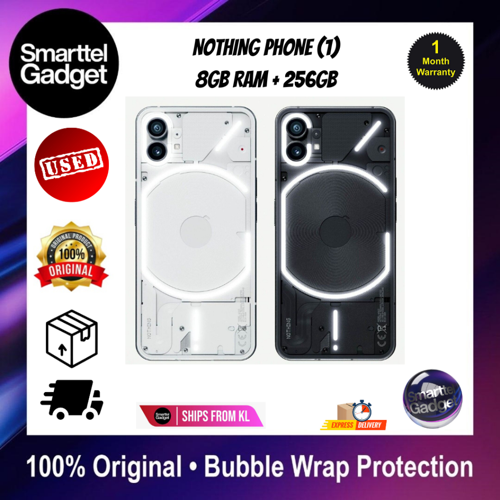 ORIGINAL NOTHING PHONE (1) (2) 8GB RAM + 256GB USED UNIT | 1 MONTH ...