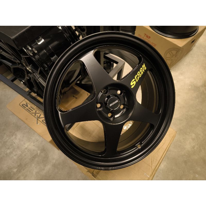 NEW SPORT RIM 17 INCH SPOON DESIGN ALZA NEW GT86 WISH SUBARU XV VELOZ ...