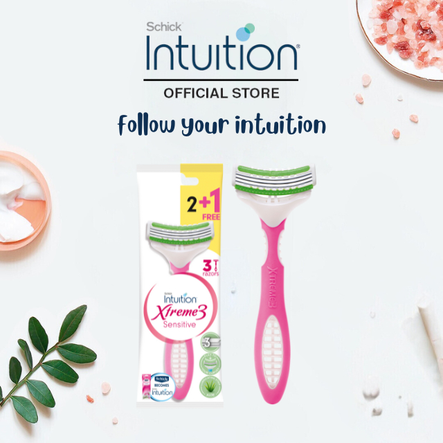 SCHICK INTUITION XTREME 3 WOMEN DISPOSABLE (2+1 PCS) | Shopee Malaysia