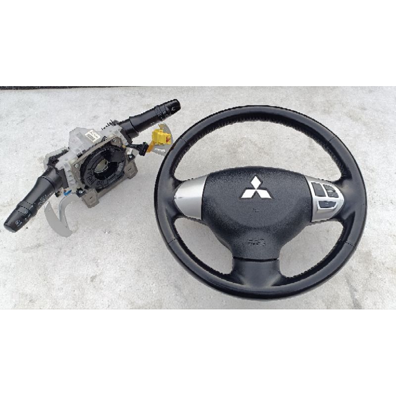 JDM MITSUBISHI LANCER INSPIRA STEERING WHEEL WITH CLOCK SPRING | Shopee ...