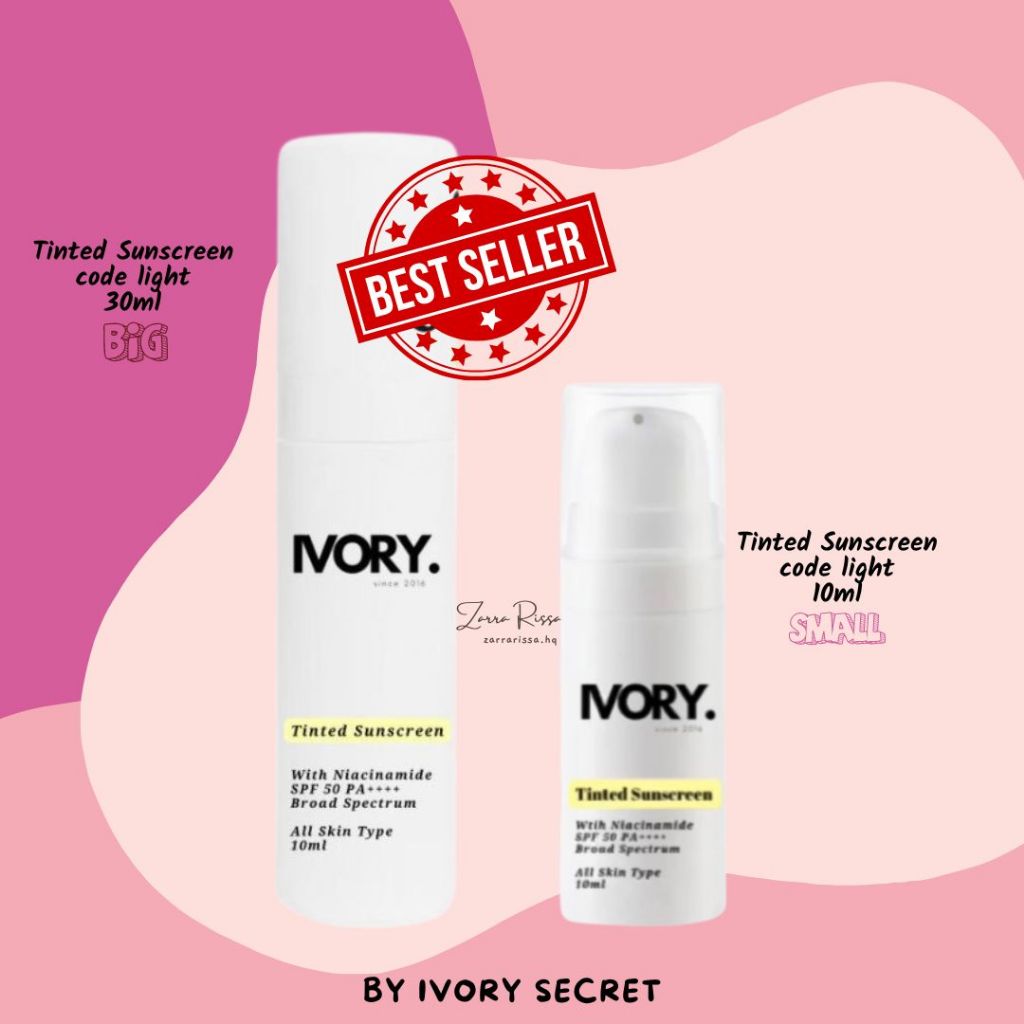 IVORY SECRET TINTED Sunscreen (READY STOCK) | Shopee Malaysia
