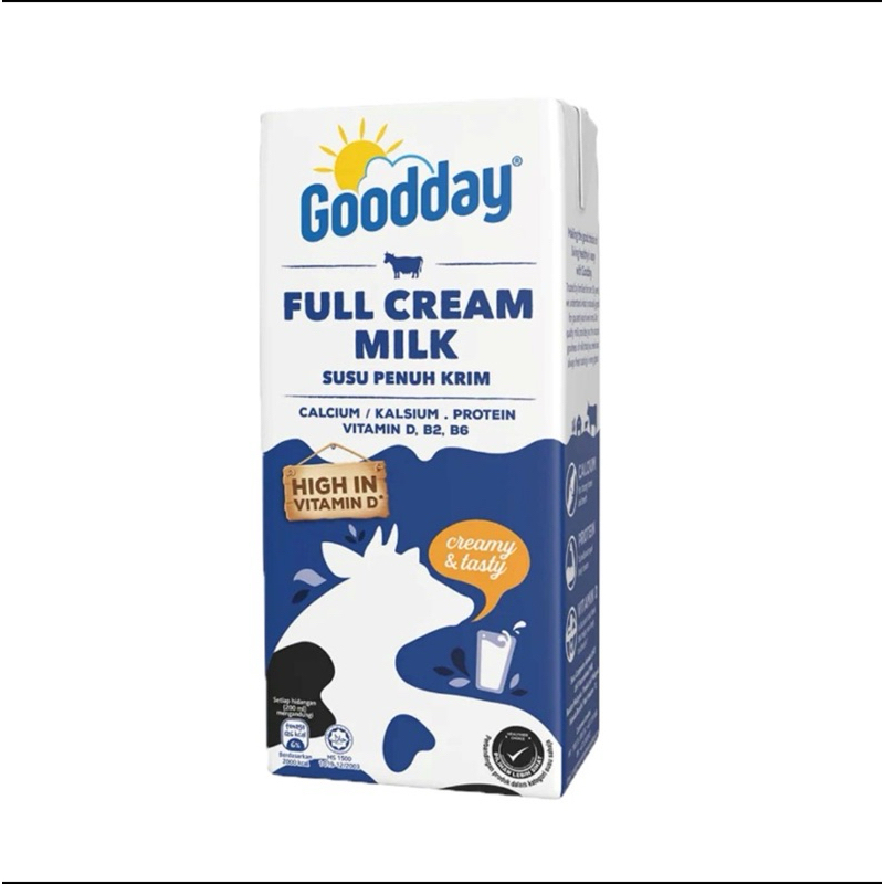 GOODDAY FULL CREAM UHT MILK 1L | Shopee Malaysia