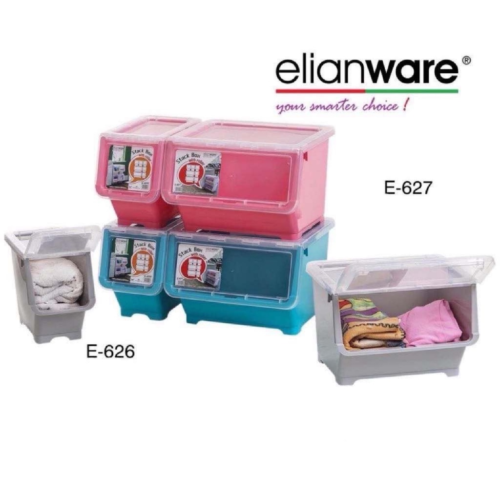 Elianware E-626 E-627 Multipurpose Stackable Drawer Wardrobe Clothes ...