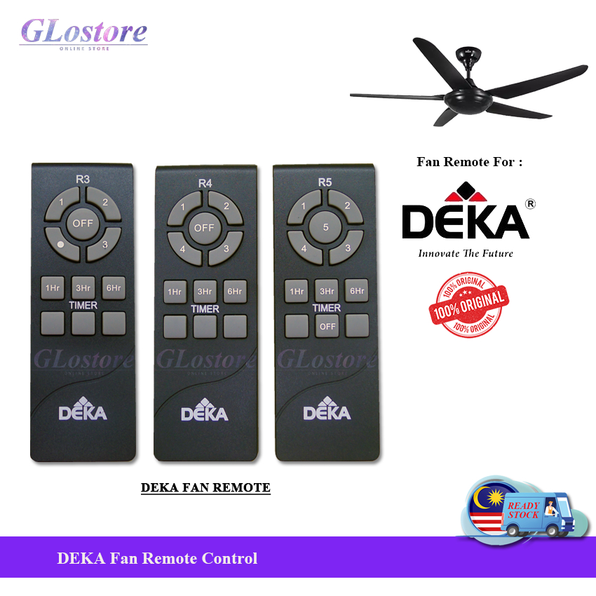 ORIGINAL DEKA CEILING FAN REMOTE CONTROL R3 / R4 / R5 KAWALAN JAUH ...