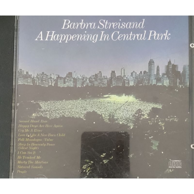 Barbra Streisand 1968 A Happening At Central Park Used CD | Shopee Malaysia