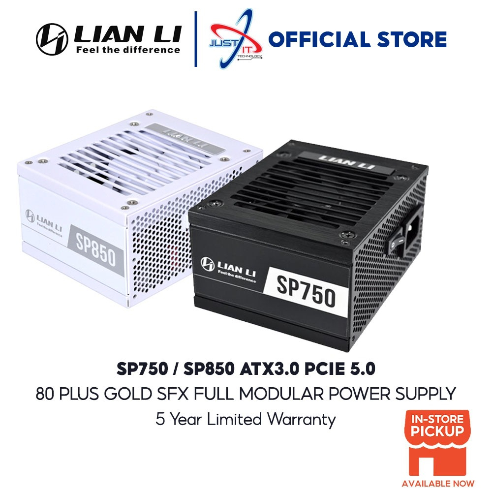 LIAN LI SP750 (750W) / SP850 (850W) ATX3.0 PCIE5.0 80PLUS Gold Full ...