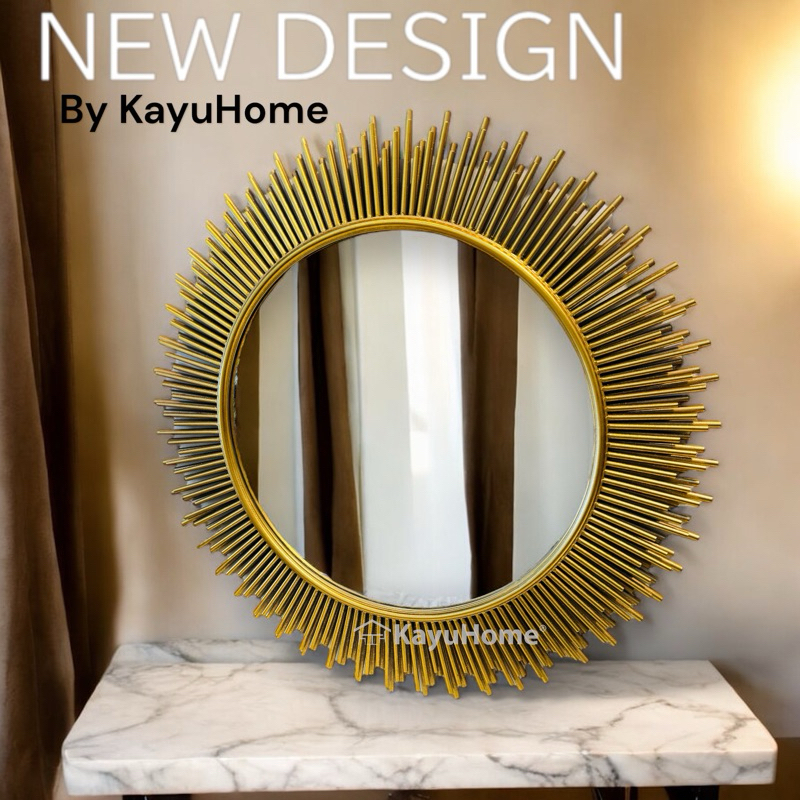 CERMIN DECO MIRROR WALL| HIASAN DINDING RUMAH | Shopee Malaysia