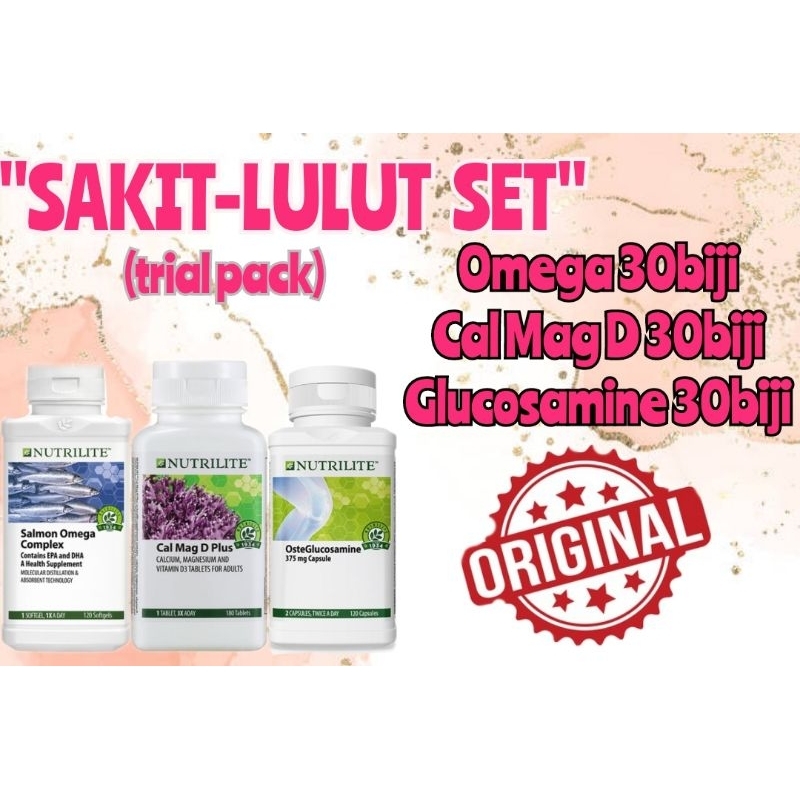 NUTRILITE SAKIT-LULUT SET (TRIAL PACK) | Shopee Malaysia