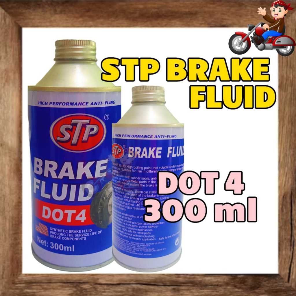 READY STOCK !!!!STP BRAKE FLUID MINYAK BRAKE DOT4 DOT 4 300ML UNIVERSAL ...