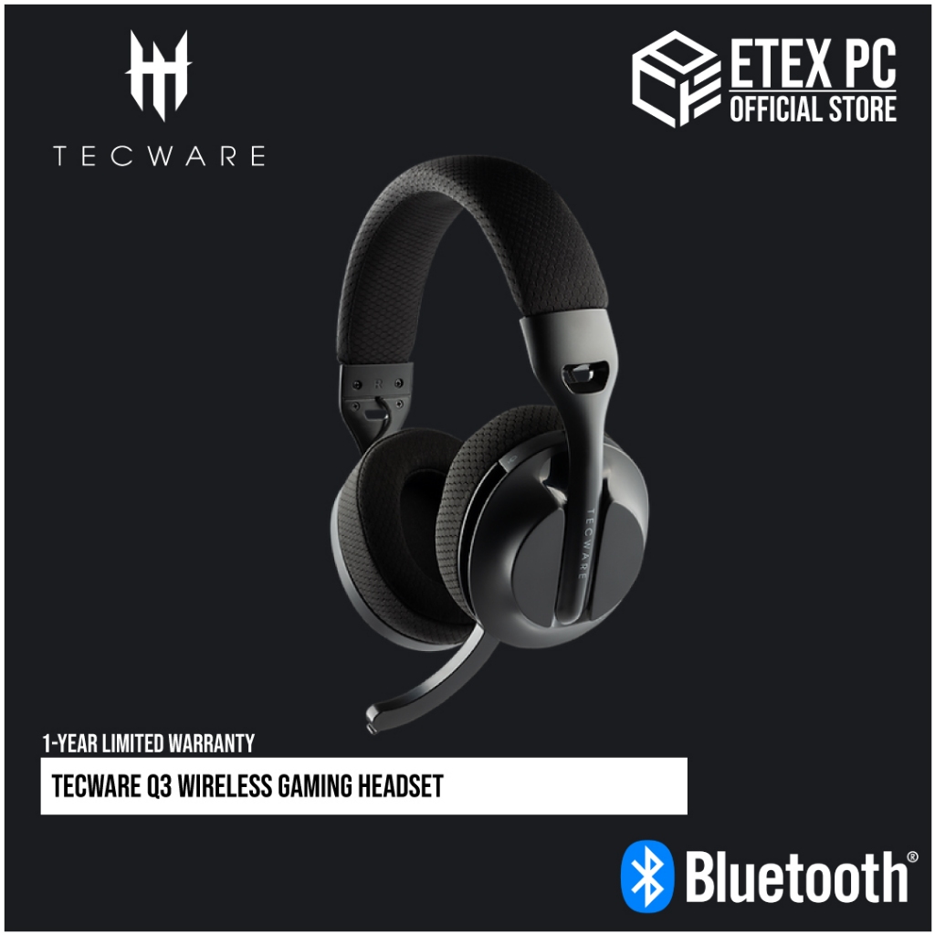 Tecware Q3 Wireless Gaming Headset # TWAC-Q3W-BK | Shopee Malaysia