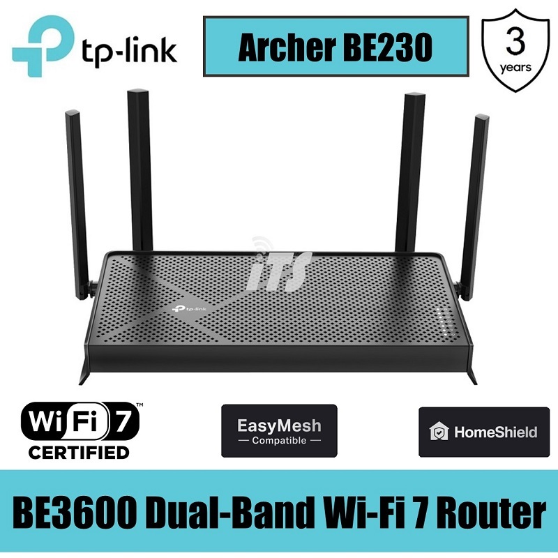 TP-Link BE3600 Dual-Band Wi-Fi 7 Router (Archer BE230) | Shopee Malaysia