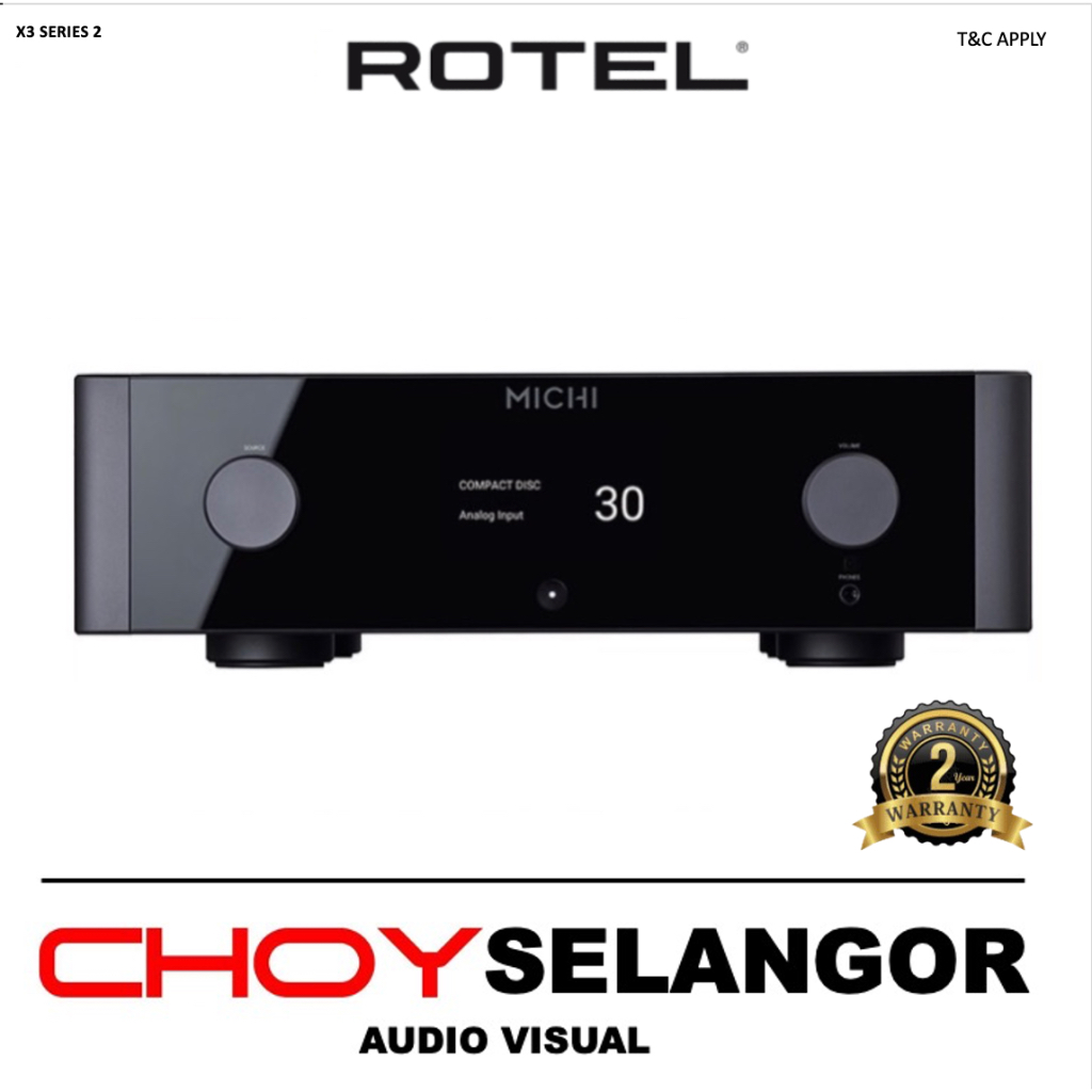 Rotel Michi X3 Series 2 Integrated Amplifier | Shopee Malaysia