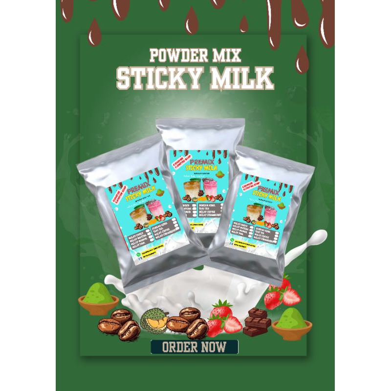 STICKY MILK POWDER MIX (MUDAH GUNA, SENANG JADI) | Shopee Malaysia
