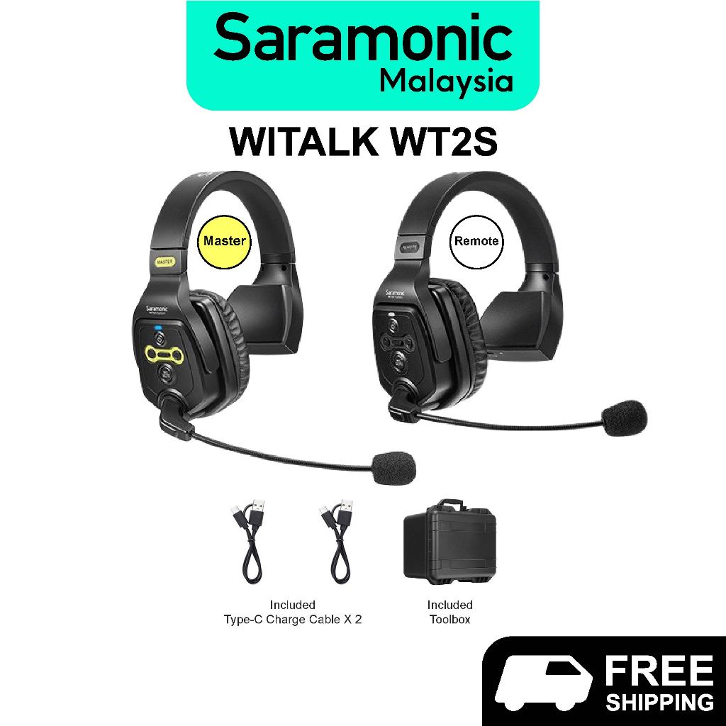 Saramonic WiTalk WT2S Full Duplex Communication Wireless Headset System ...