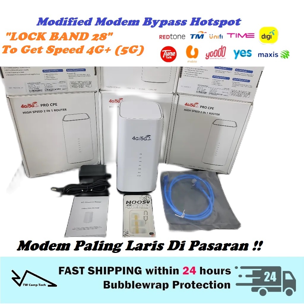 Turbo 4G LTE CPE PRO BAND 28 Modified Modem, Modified Router, Unlimited ...