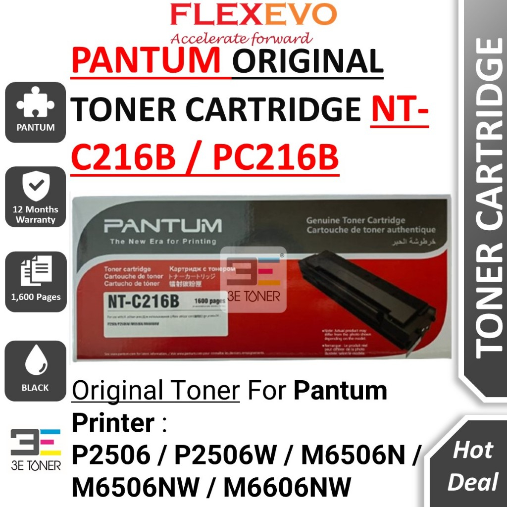 Original Pantum NT-C216B NTC216B NTC216 216 PC-216B PC216B PC216 Toner ...