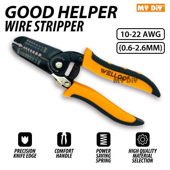 DIY Online4u - WELLOO PRECISION WIRE STRIPPER PLIER CABLE WIRE STRIPPER ...