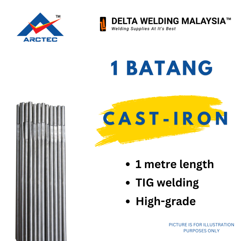 1 BATANG PURE CAST IRON - ( SAIZ 2.4MM) welding TIG rod fillers ...
