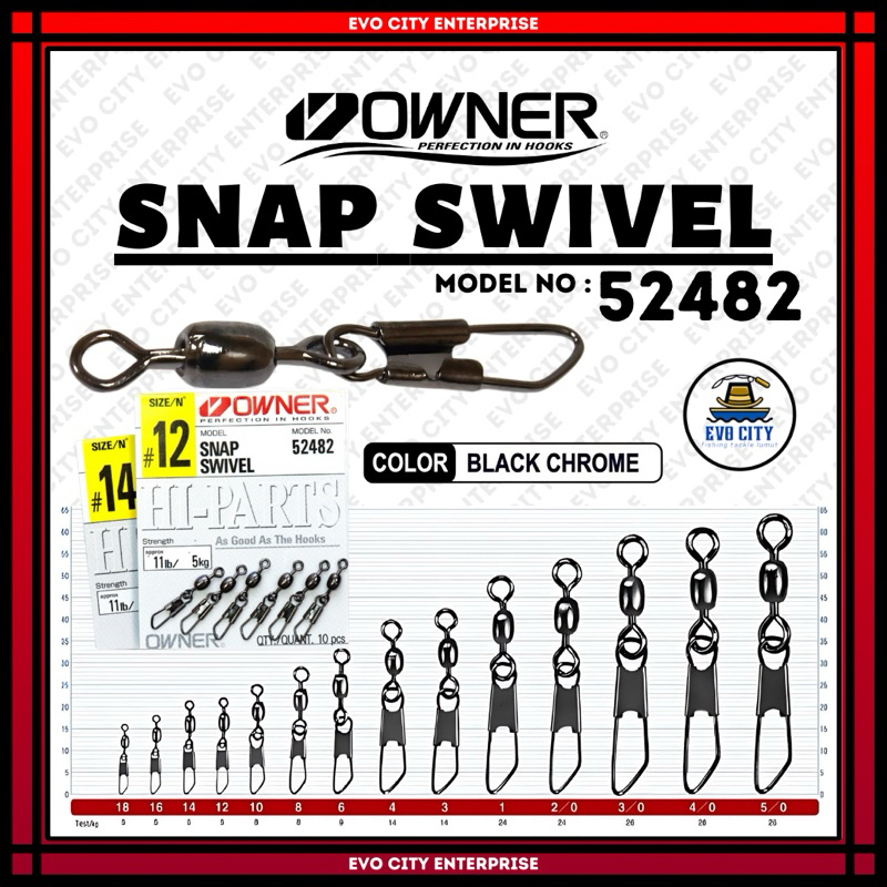 Owner Snap Swivel ( 52482 ) | Shopee Malaysia