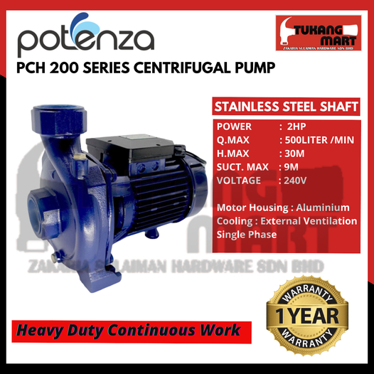 PCH200 Potenza Centrifugal Pump | Shopee Malaysia