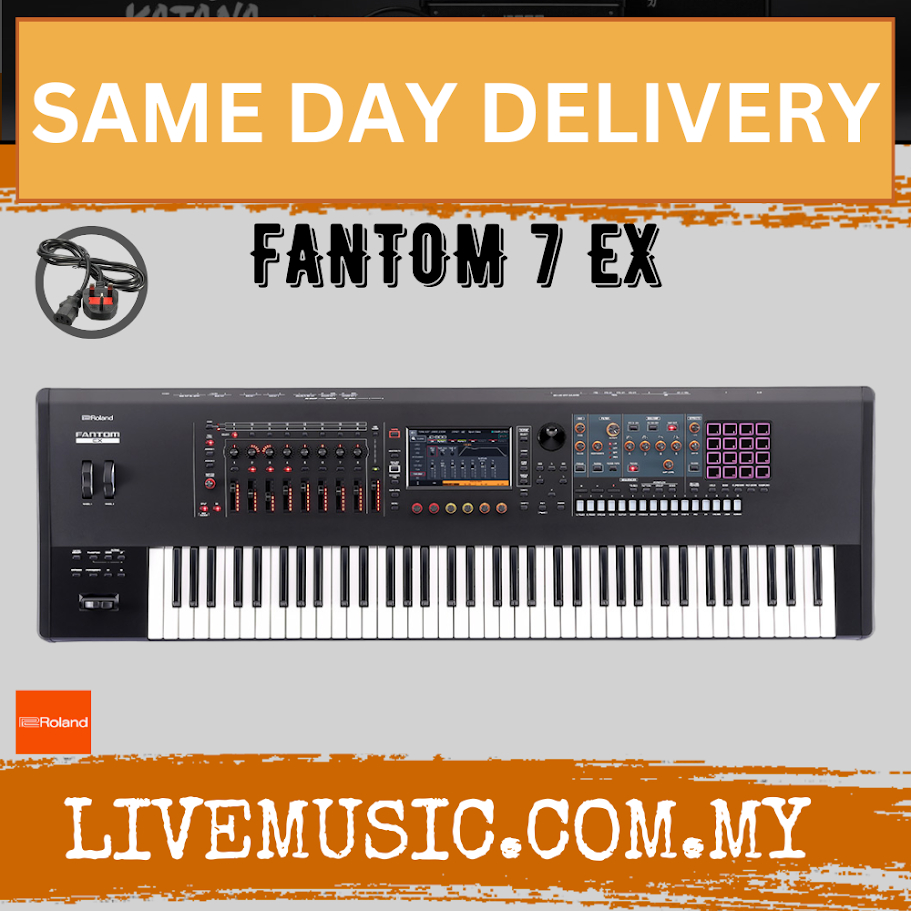 Roland FANTOM 7 EX Synthesizer Workstation ( FANTOM7EX FANTOM-7 EX ...