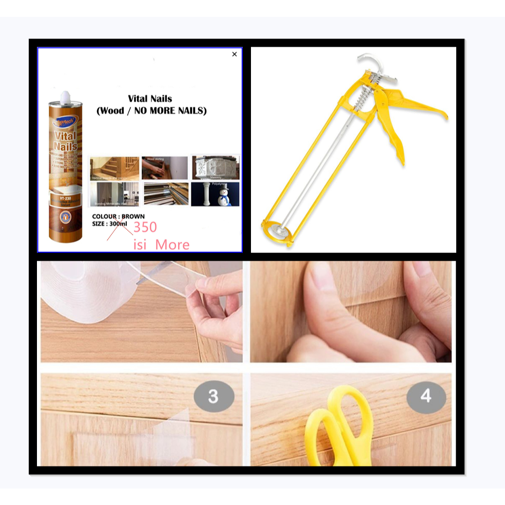 Tool For WPC Wallpanel wall flutted Sementra tunggu gum kering Wall KYK ...