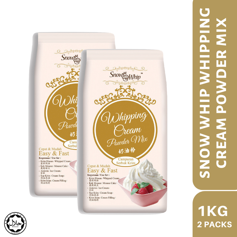 Snow Whip Whipping Cream Powder Mix (500g) - Baking & Cooking [PEK ...