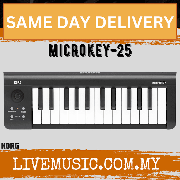 Korg microKey-25 - Midi Keyboard (MicroKey 25 / Microkey-25/ Microkey ...