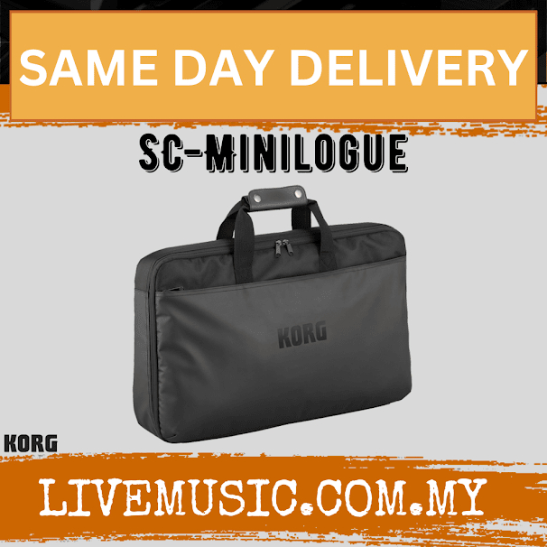 Korg SC-Minilogue Soft Case Bag Hand Carry Travel Slant for Minilogue Synth ( SC Minilogue ...