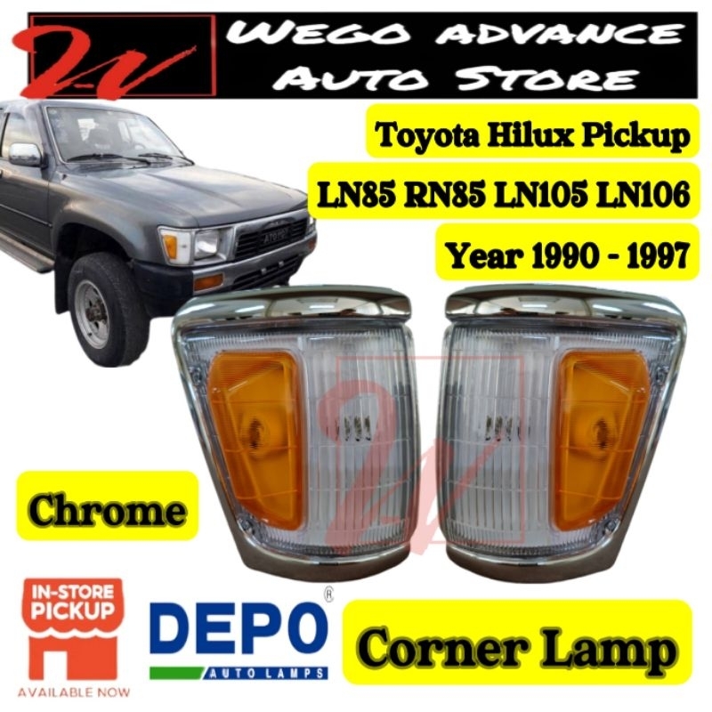Toyota Hilux LN105 LN106 LN107 Corner Signal Lamp Lights 1990 - 1997 ...