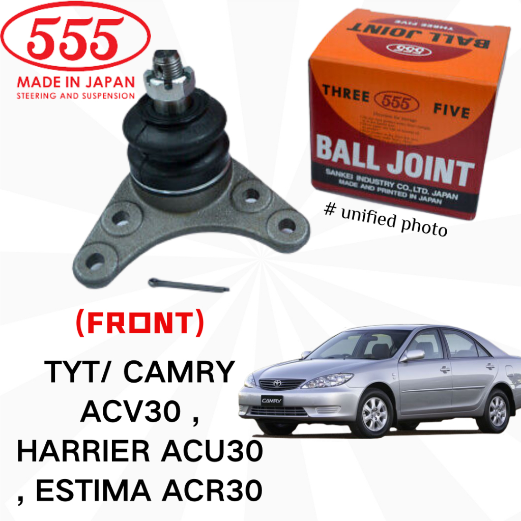 TOYOTA CAMRY ACV30 , HARRIER ACU30 , ESTIMA ACR30 555 JAPAN BRAND BALL ...