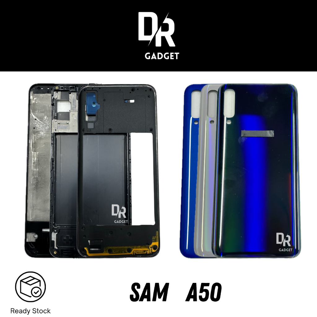 Dr Gadget SAM A50 Middle Frame / Back Glass / Battery Cover / Housing ...