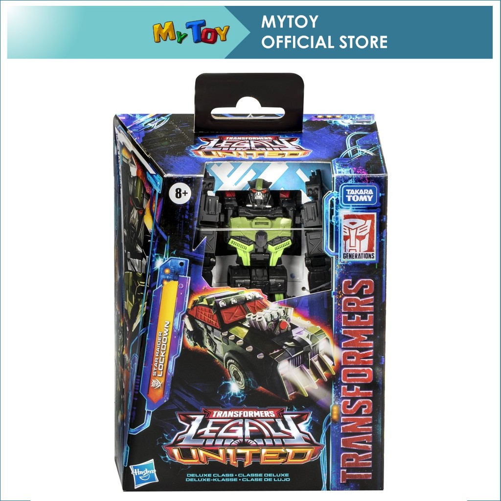 Hasbro Transformers Legacy United Deluxe Class Star Raider Lockdown ...